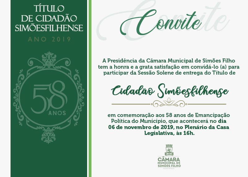 Câmara Realiza Sessão Solene De Entrega Do Título De Cidadão